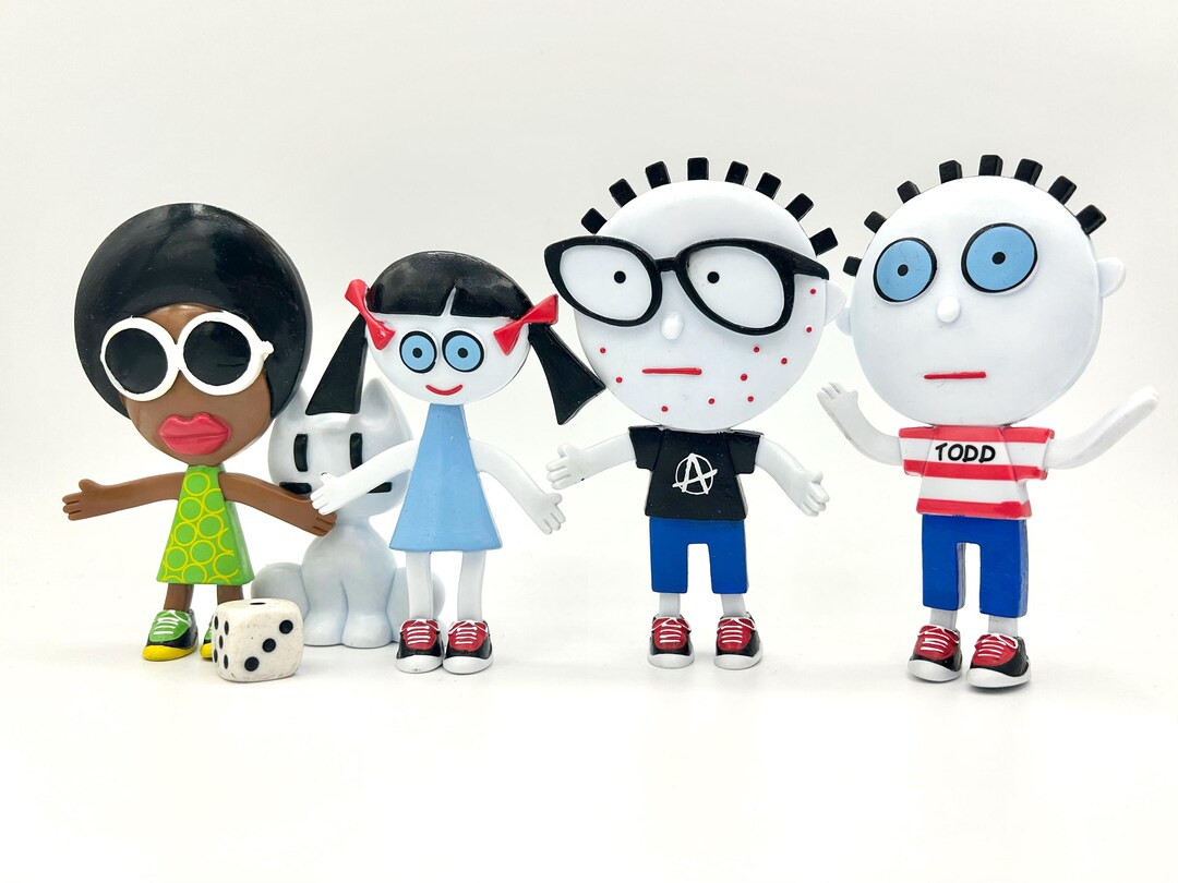 Vintage Lot of 5 Figures the Wacky World of David and Goliat Presents ...