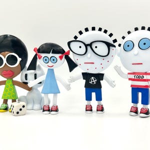 Vintage Lot of 5 Figures the Wacky World of David and Goliat Presents ...