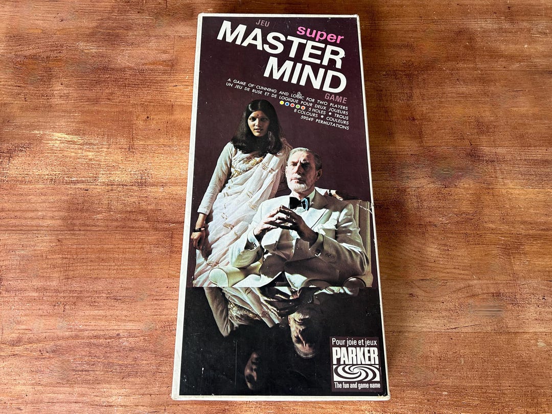 Vintage Super MASTER MIND Board Game No A241 | Parker Super Mastermind ...