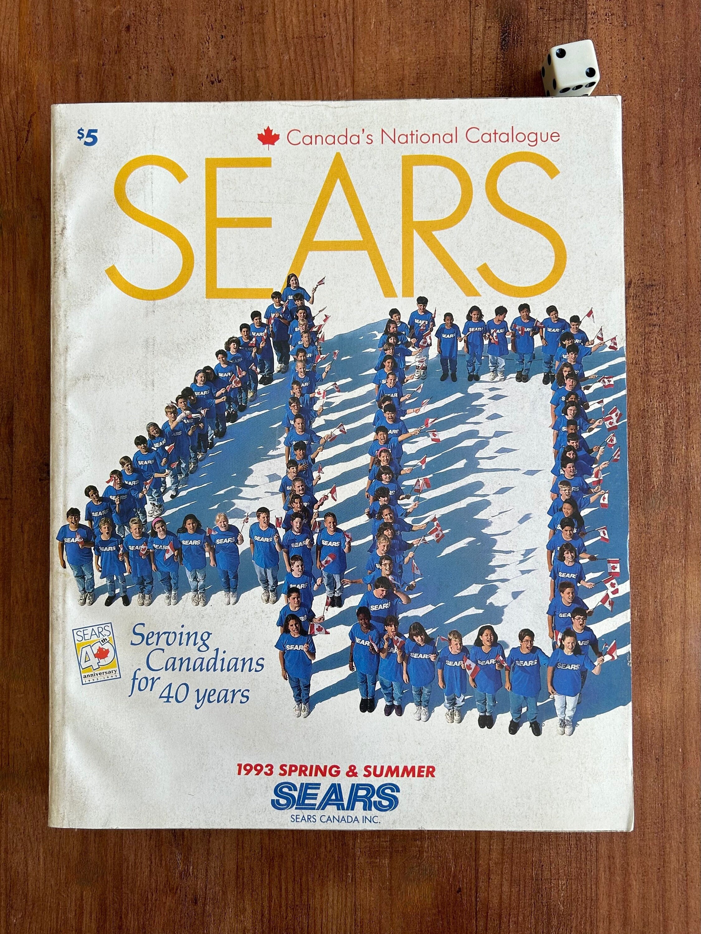 Vintage 1993 Original Canada’s National Catalog SEARS 40 Years “spring ...