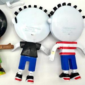 Vintage Lot of 5 Figures the Wacky World of David and Goliat Presents ...