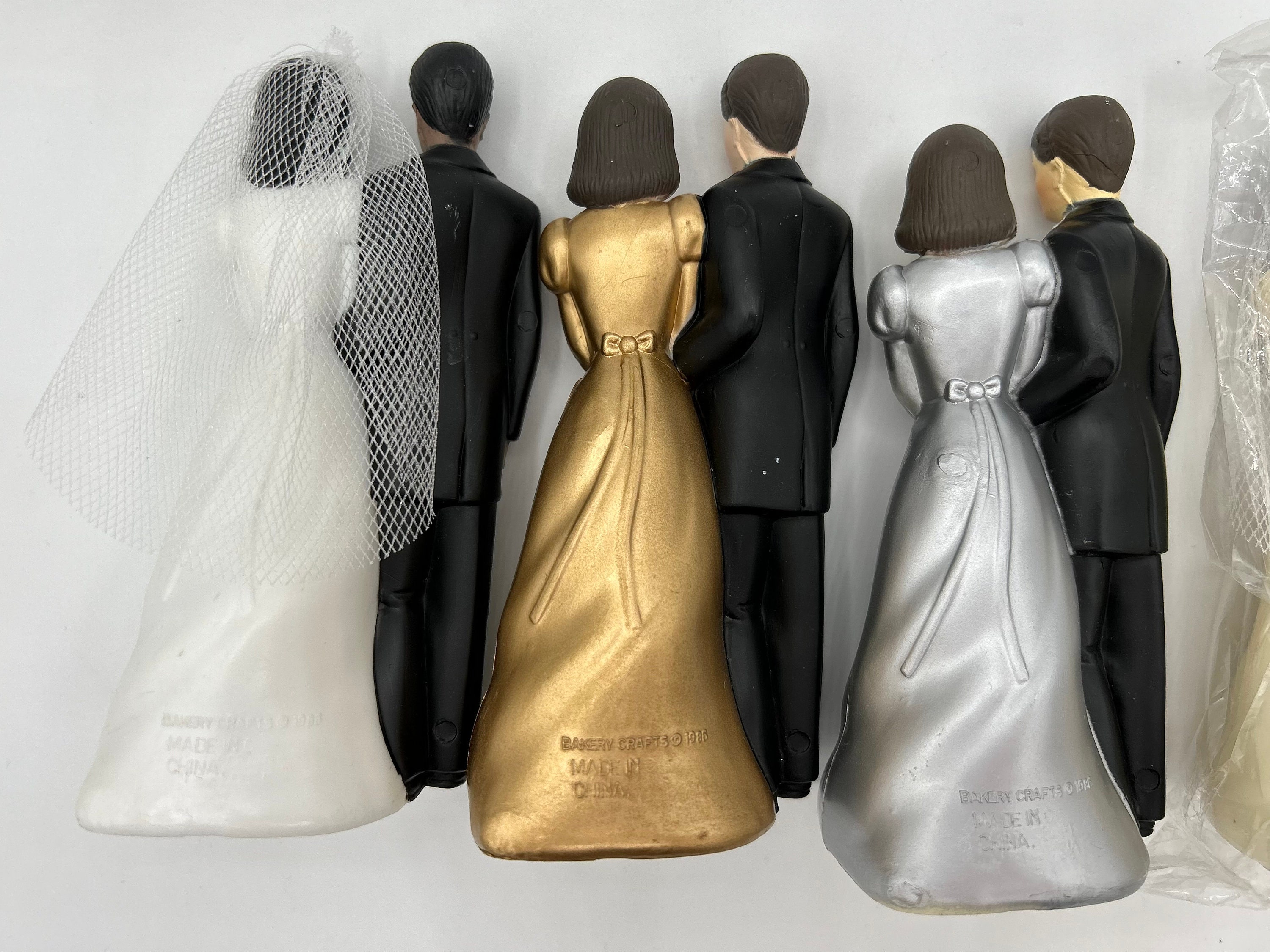 Vintage Figurines for Wedding Cake Wedding Cake Decoration Plastic ...