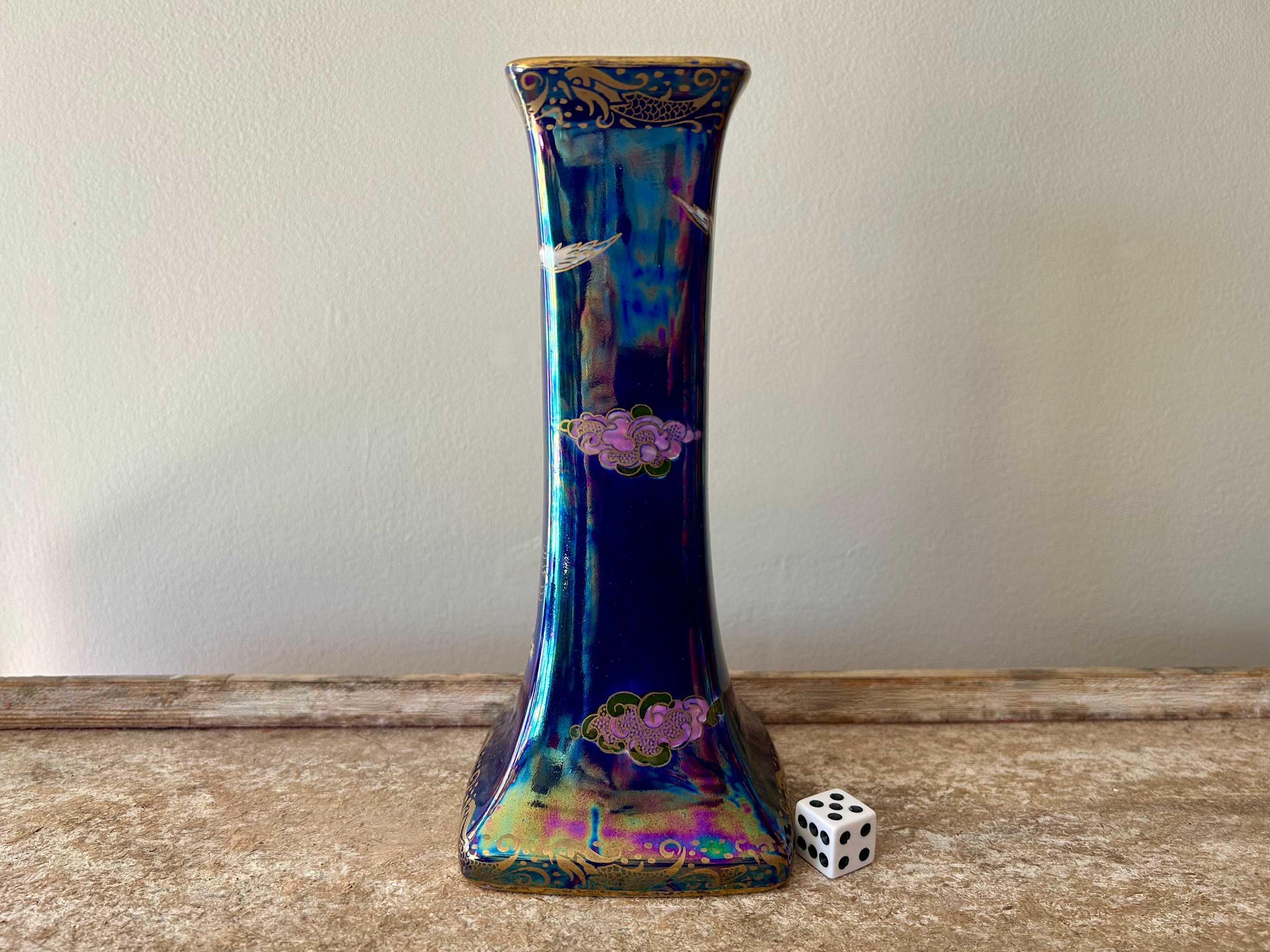 Vintage Maling Coronet Pottery Vase Luster Glazer / Maling - Etsy