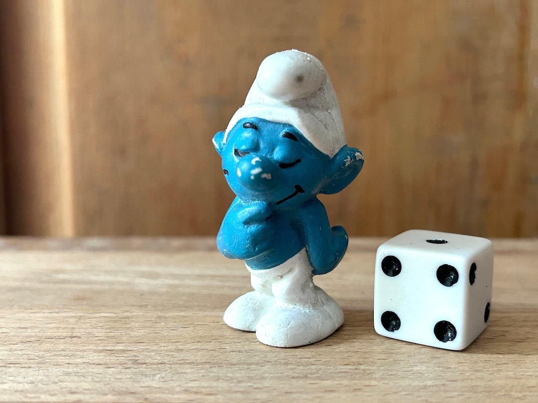 VINTAGE Shy Smurf - Shy SMURF - Etsy