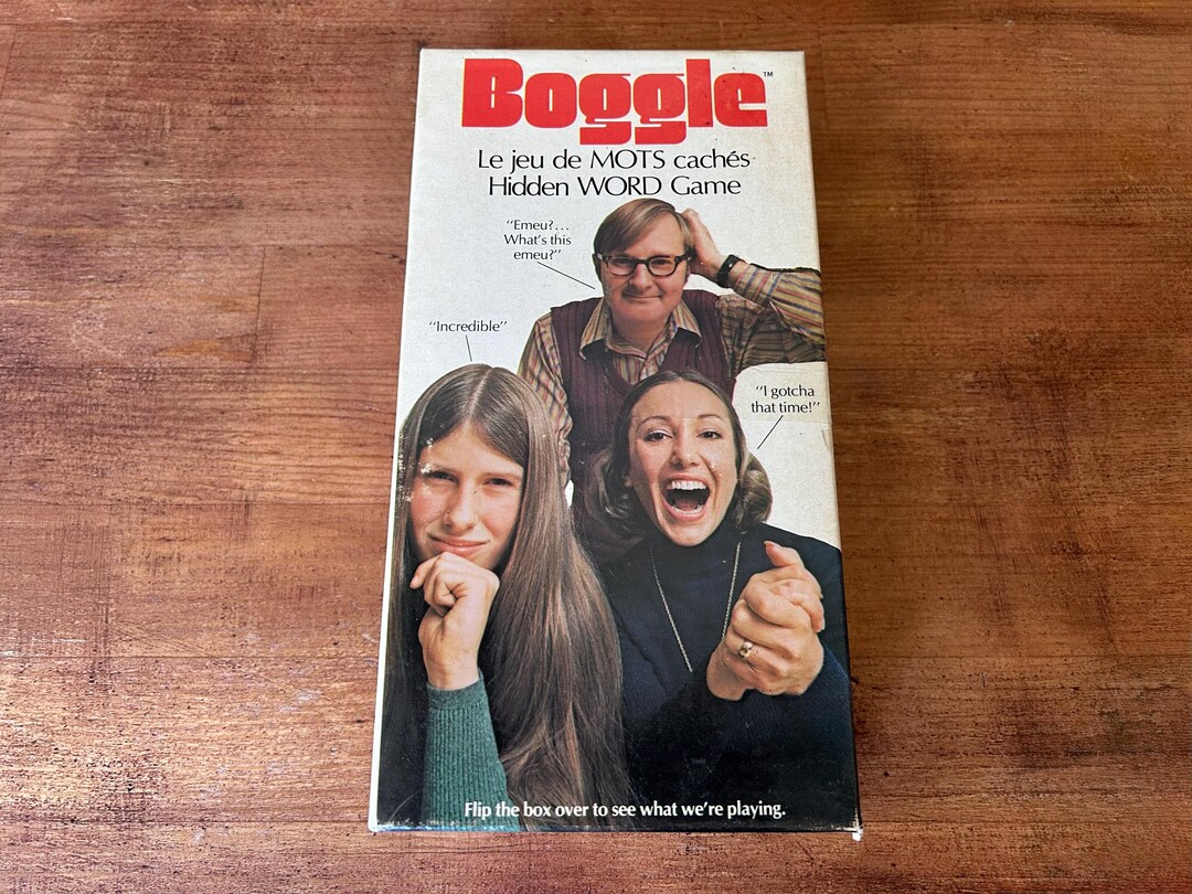 Vintage BOGGLE Hidden Word Game, Parker Brothers | the BOOGGLE Hidden ...