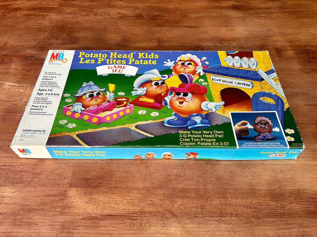 Vintage POTATO HEAD KIDS Game Les Ptites Patates Board Game, 1986 ...