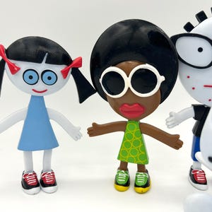 Vintage Lot of 5 Figures the Wacky World of David and Goliat Presents ...