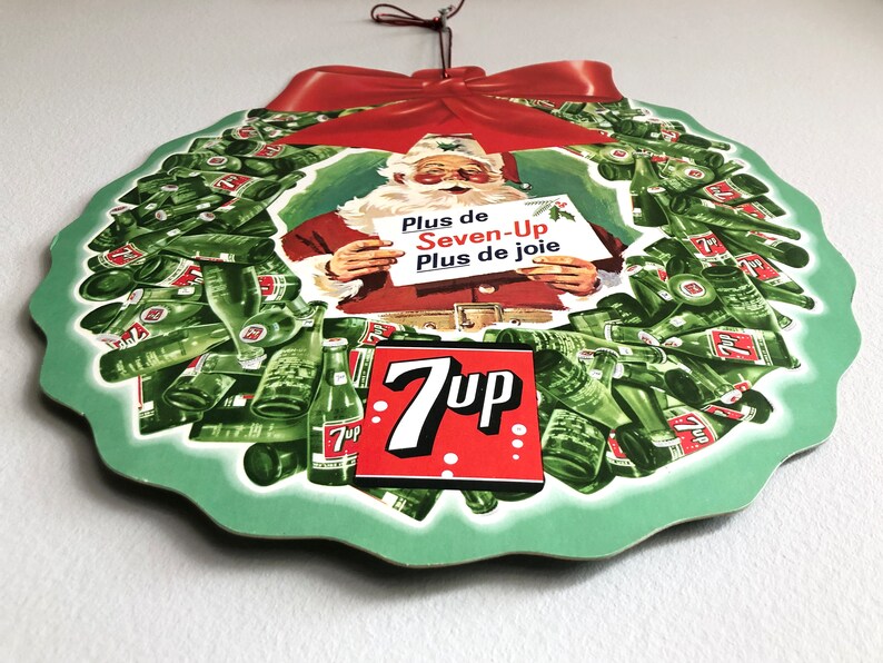 Vintage 7up Cardboard Christmas From the 1950s - 7up Cardboard ...