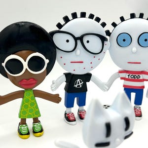 Vintage Lot of 5 Figures the Wacky World of David and Goliat Presents ...