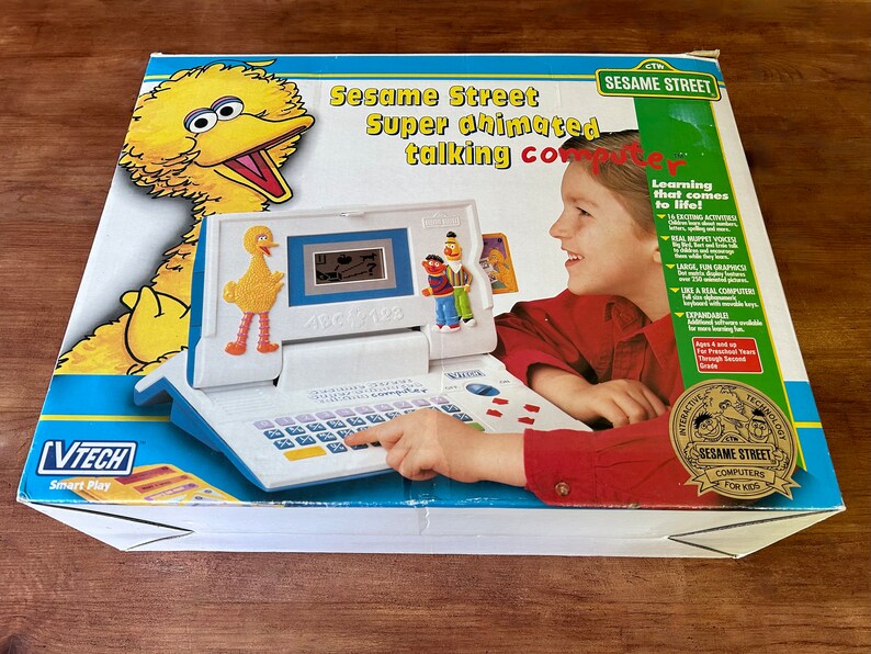 Vintage Sesame Street Super Animated Talking Computer Super Animated ...
