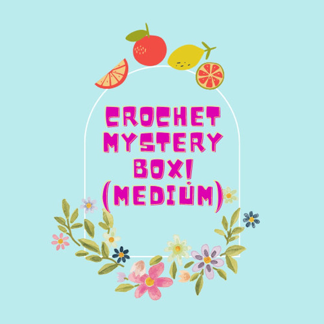 Mystery Box Medium 100% Handmade Crochet Mystery Box, Blind Box ...