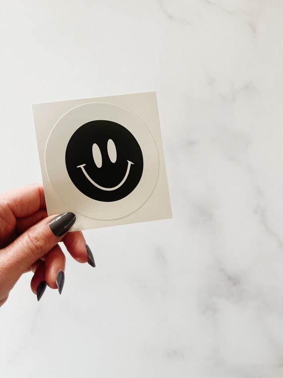 Smiley Sticker | Etsy