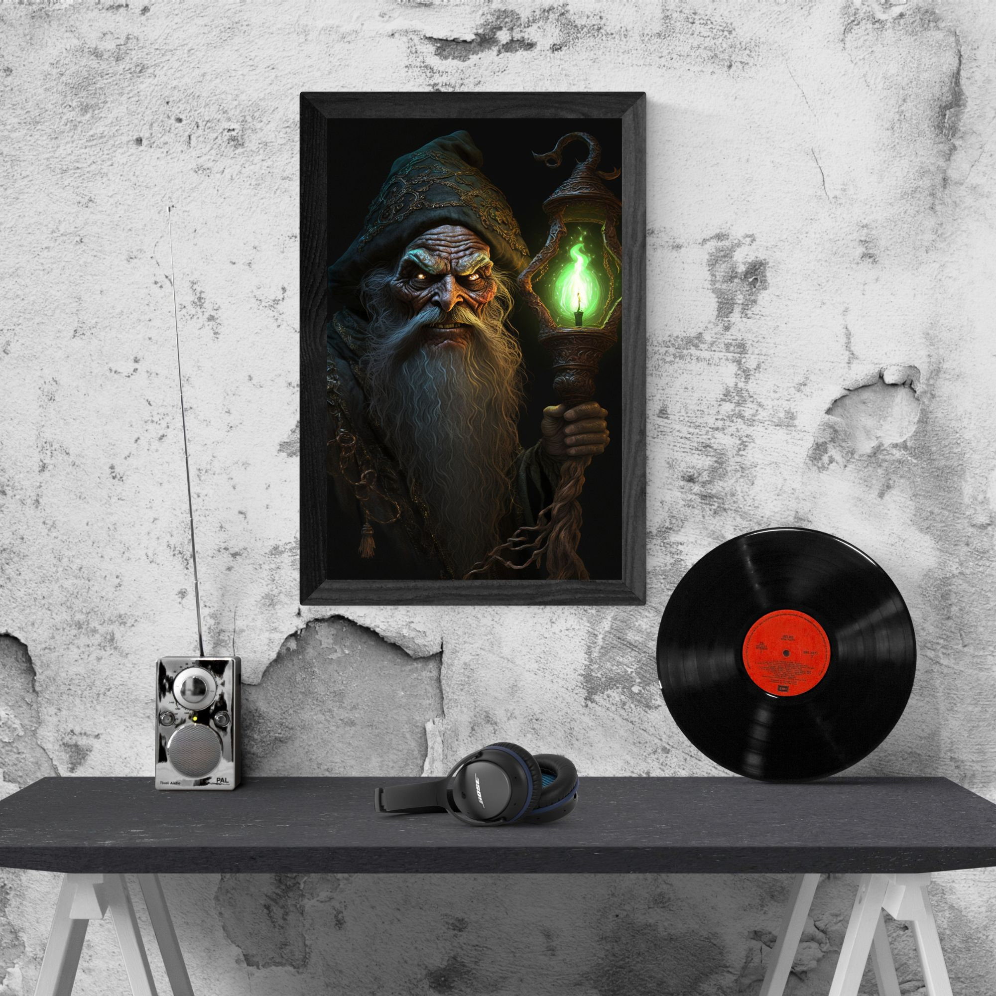 Printable Wizard Art Digital Prints Download Vintage Gothic Home Decor ...