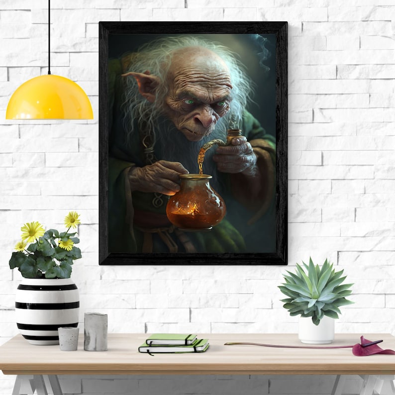 Printable Hobbit Art Digital Prints Download Vintage Gothic Home Decor ...