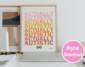 Autistic Love Languages DIGITAL Poster, Autism Printable Wall Art, SLP ...