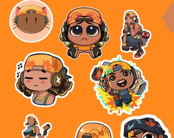 Raze Haze Range 1 Valorant Spray Waterproof Sticker - Etsy