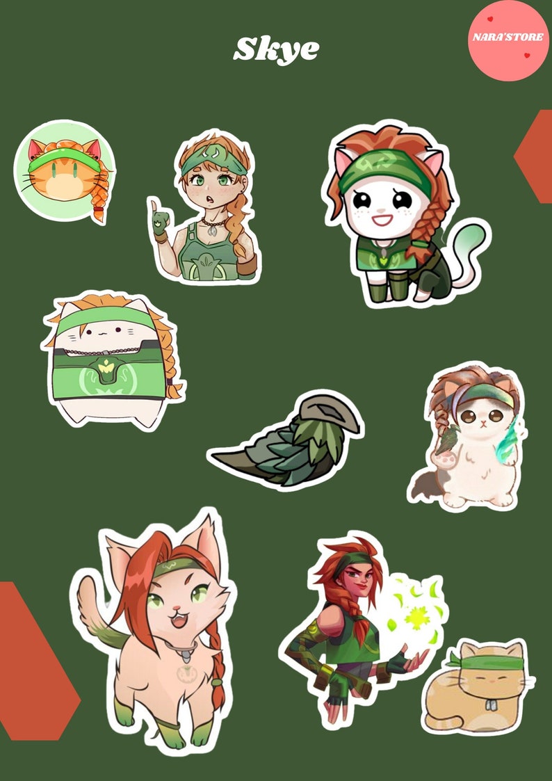 Skye VALORANT Meme Skye Pack, Valorant Pack, Valorant Sticker - Etsy UK