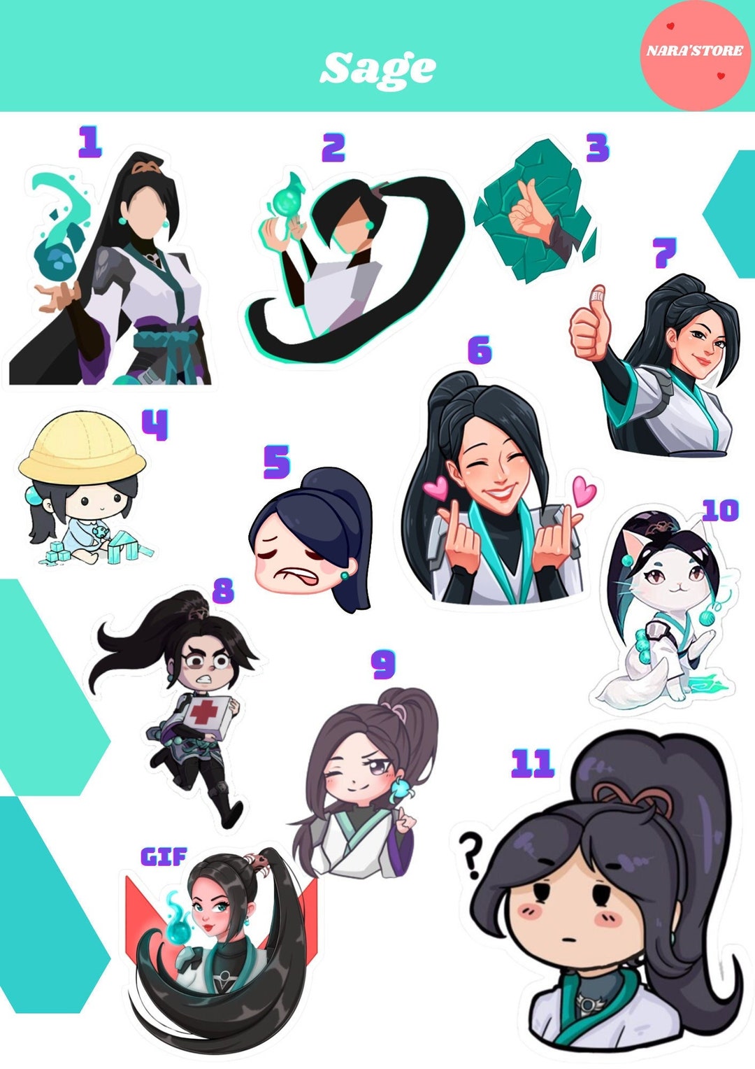PACK SAGE Sticker VALORANT Meme - Etsy Denmark