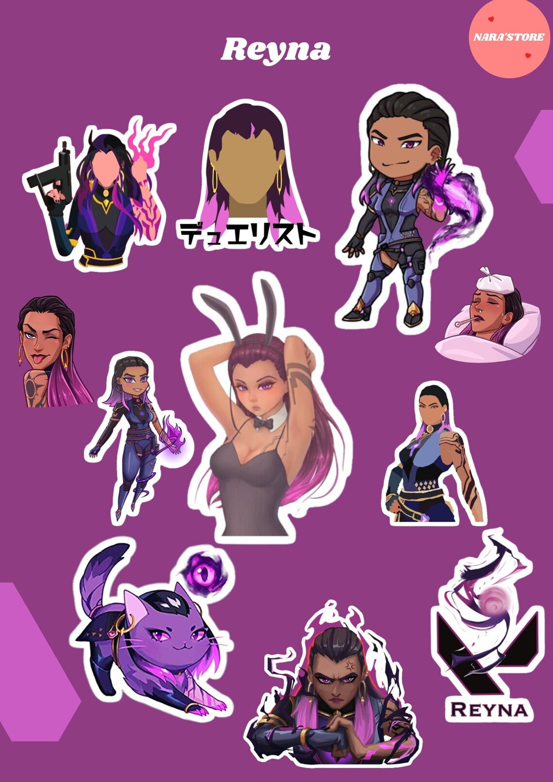 REYNA VALORANT GIF Meme Valorant Pack, Reyna Sticker - Etsy Australia
