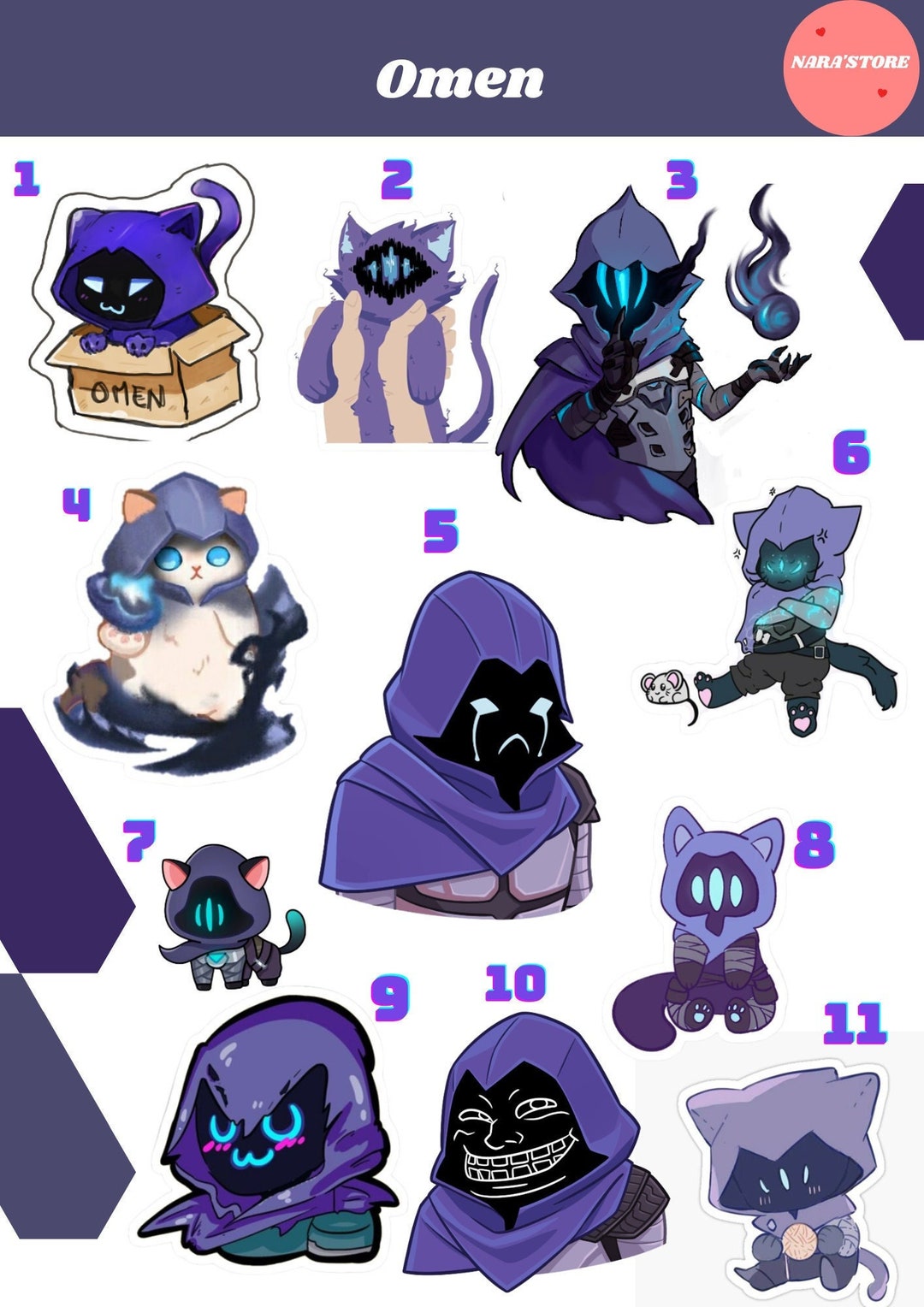 OMEN VALORANT Meme Decal - Etsy