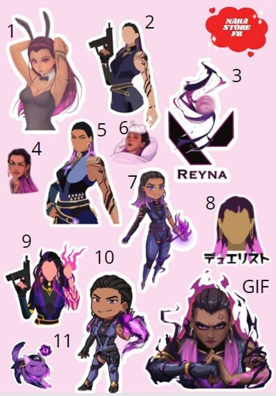 Pack REYNA VALORANT GIF Meme | Etsy UK