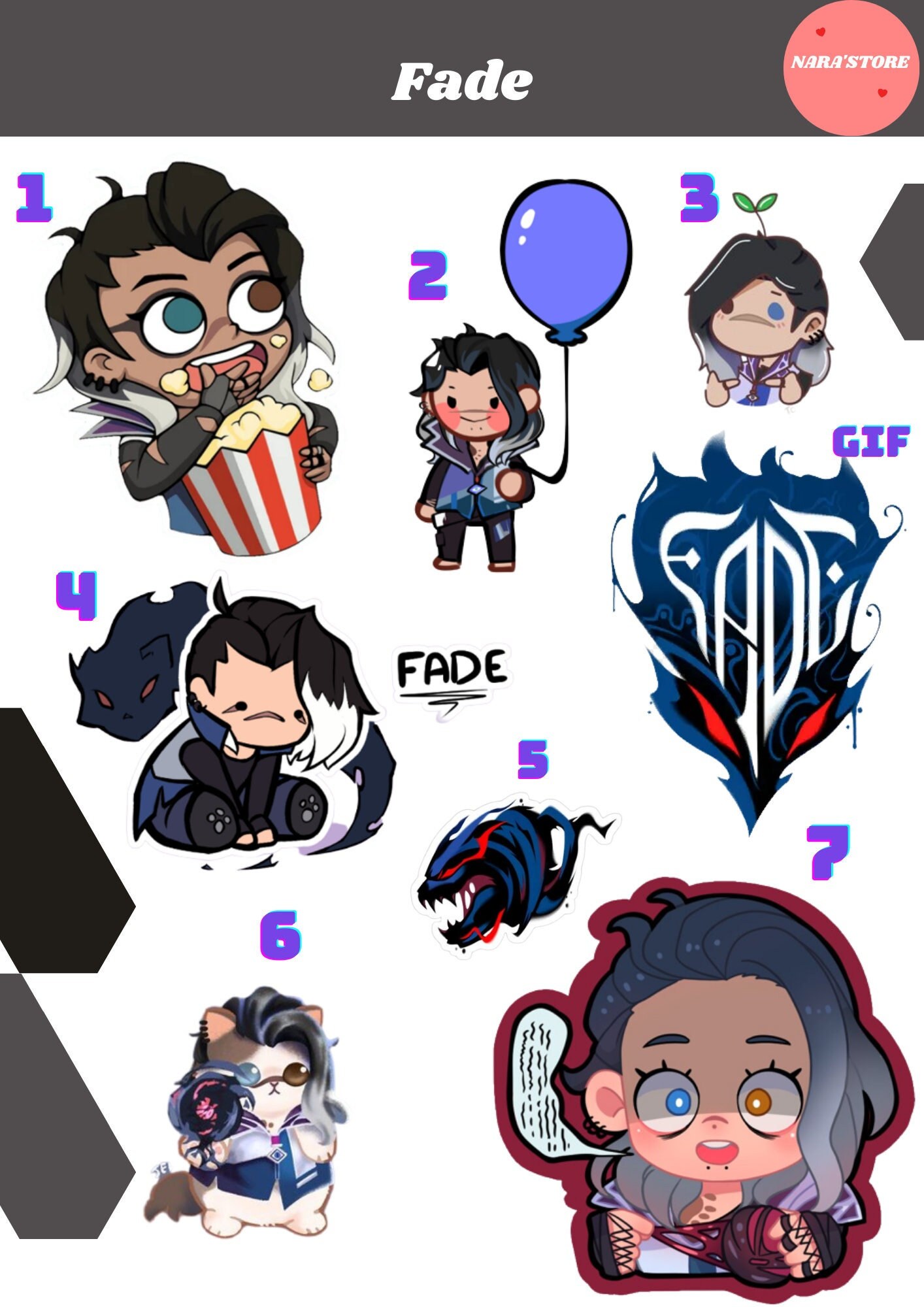 Sticker FADE VALORANT Meme - Etsy