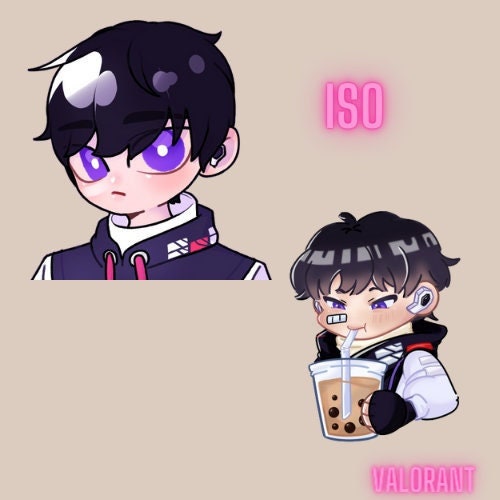 Iso Valorant Valorant Character Iso Agent Iso - Etsy Singapore