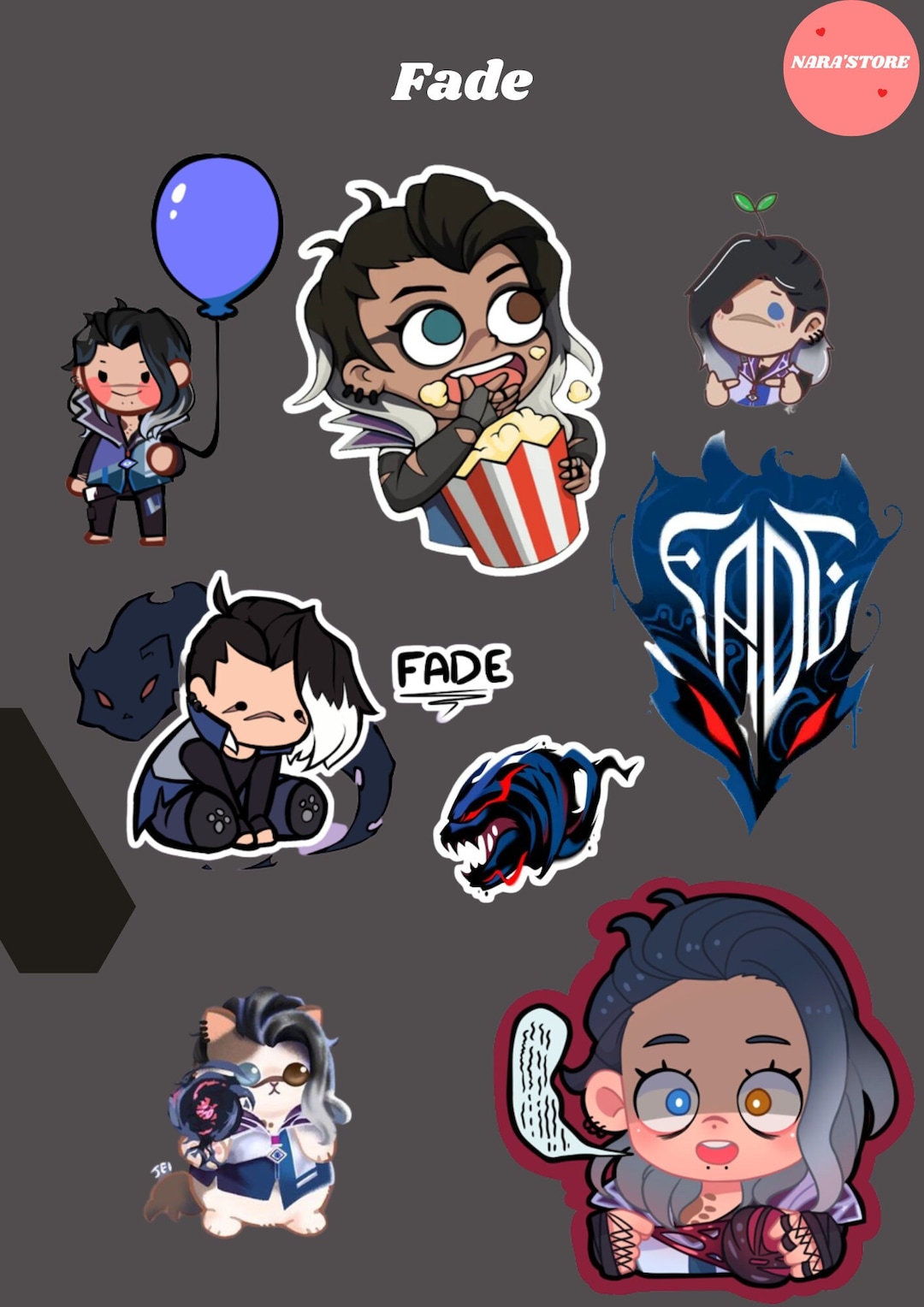 Sticker FADE VALORANT Meme - Etsy