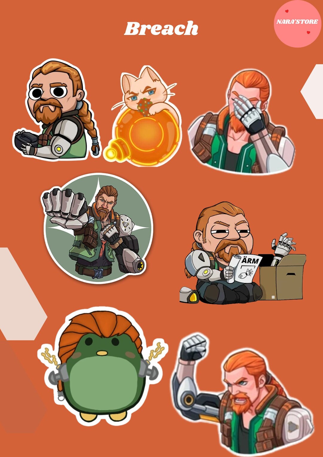 BREACH VALORANT Meme Valorant Sticker, Waterproof - Etsy