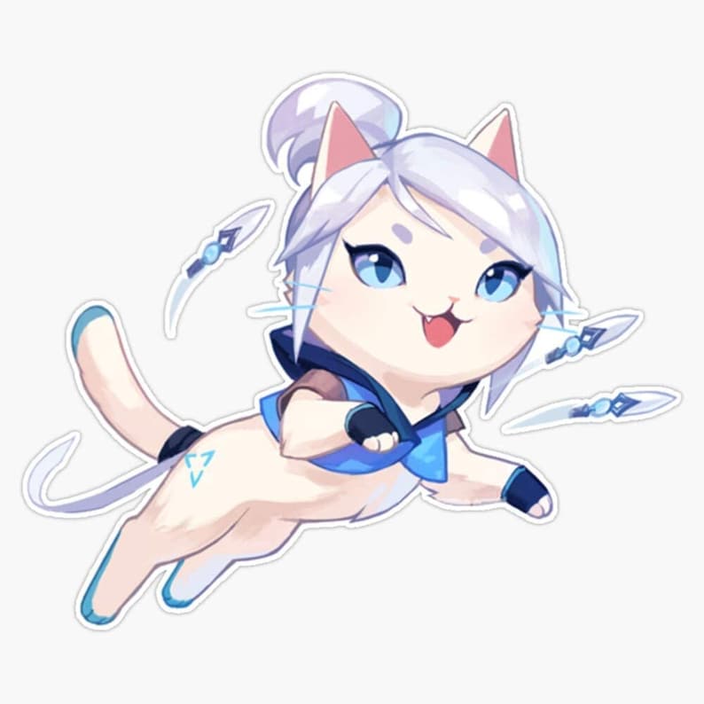 JETT CAT Valorant Meme Decal - Etsy New Zealand