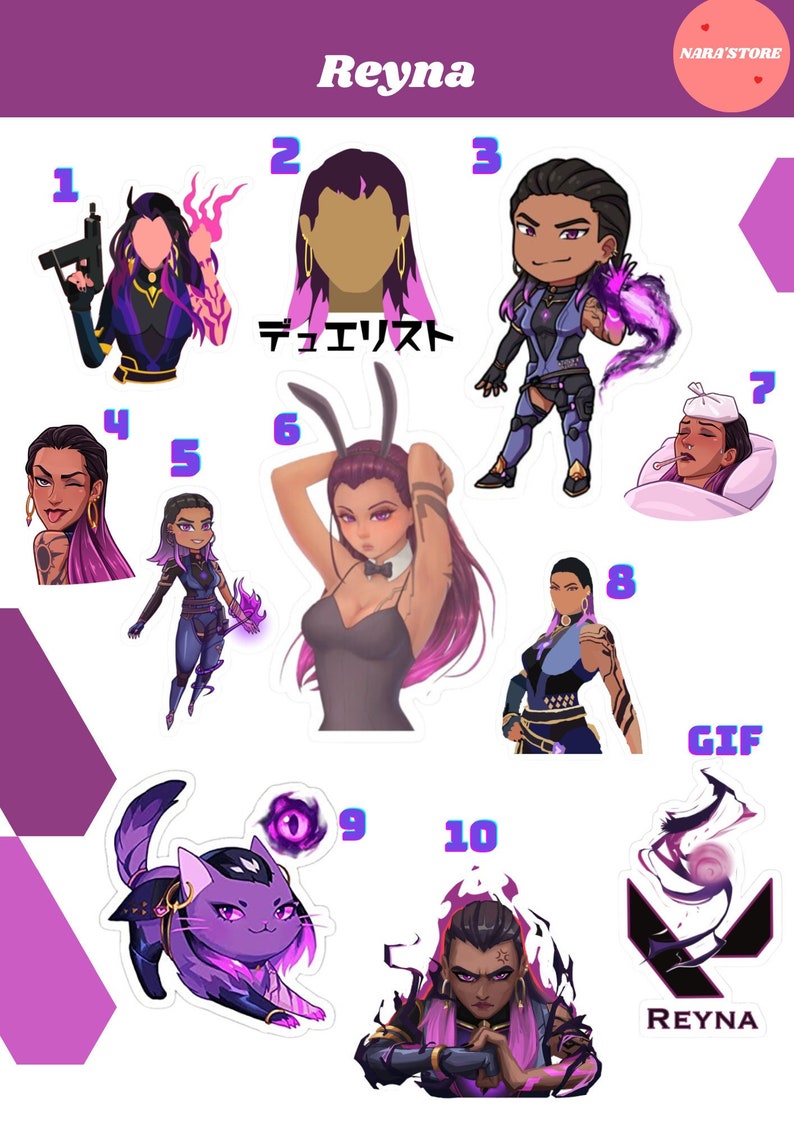 REYNA VALORANT GIF Meme Valorant Pack, Reyna Sticker - Etsy Australia