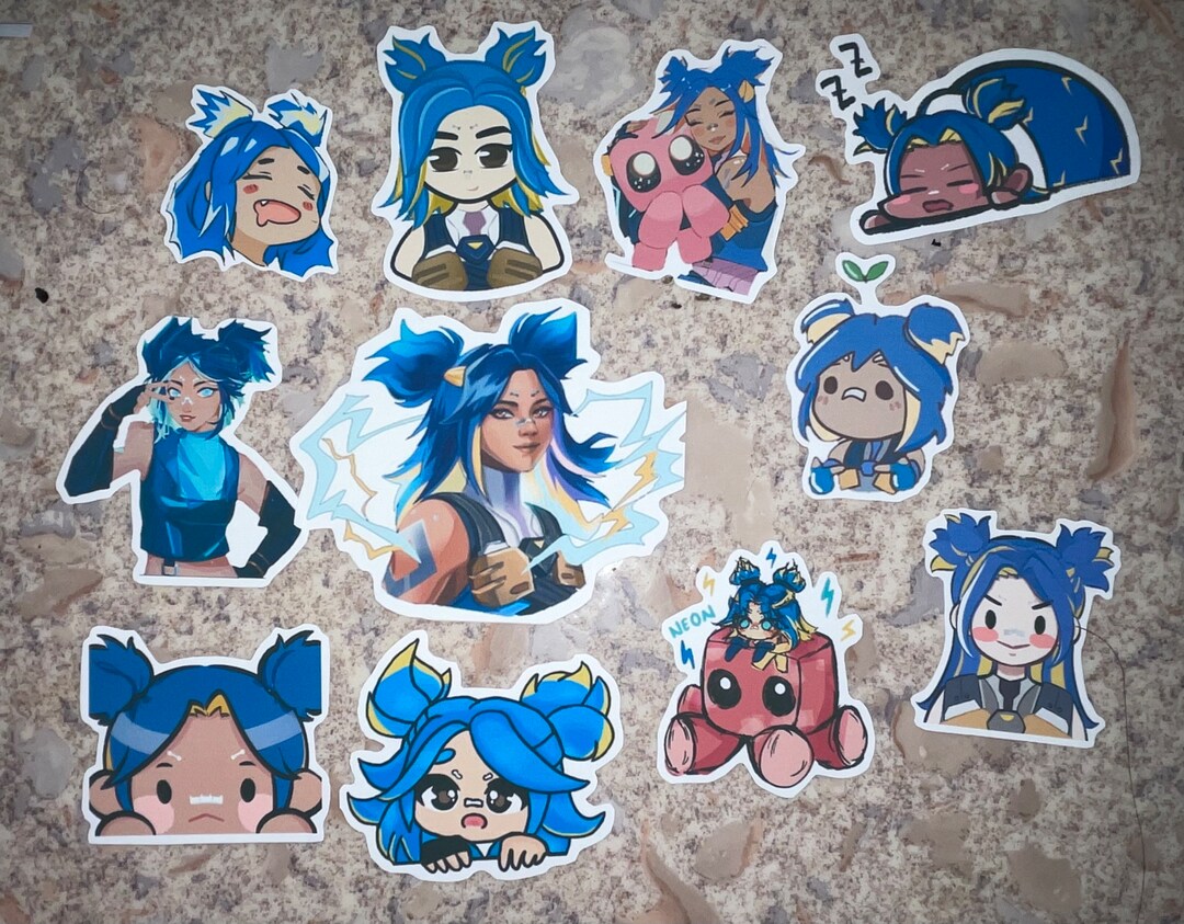 NEON VALORANT STICKER Pack - Etsy