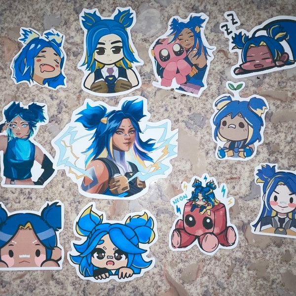 Néon Valorant Sticker - Etsy UK