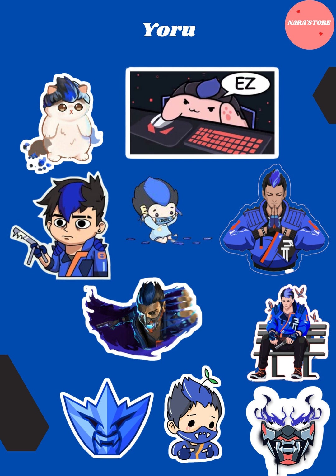 Sticker YORU VALORANT Pack valorant - Etsy France