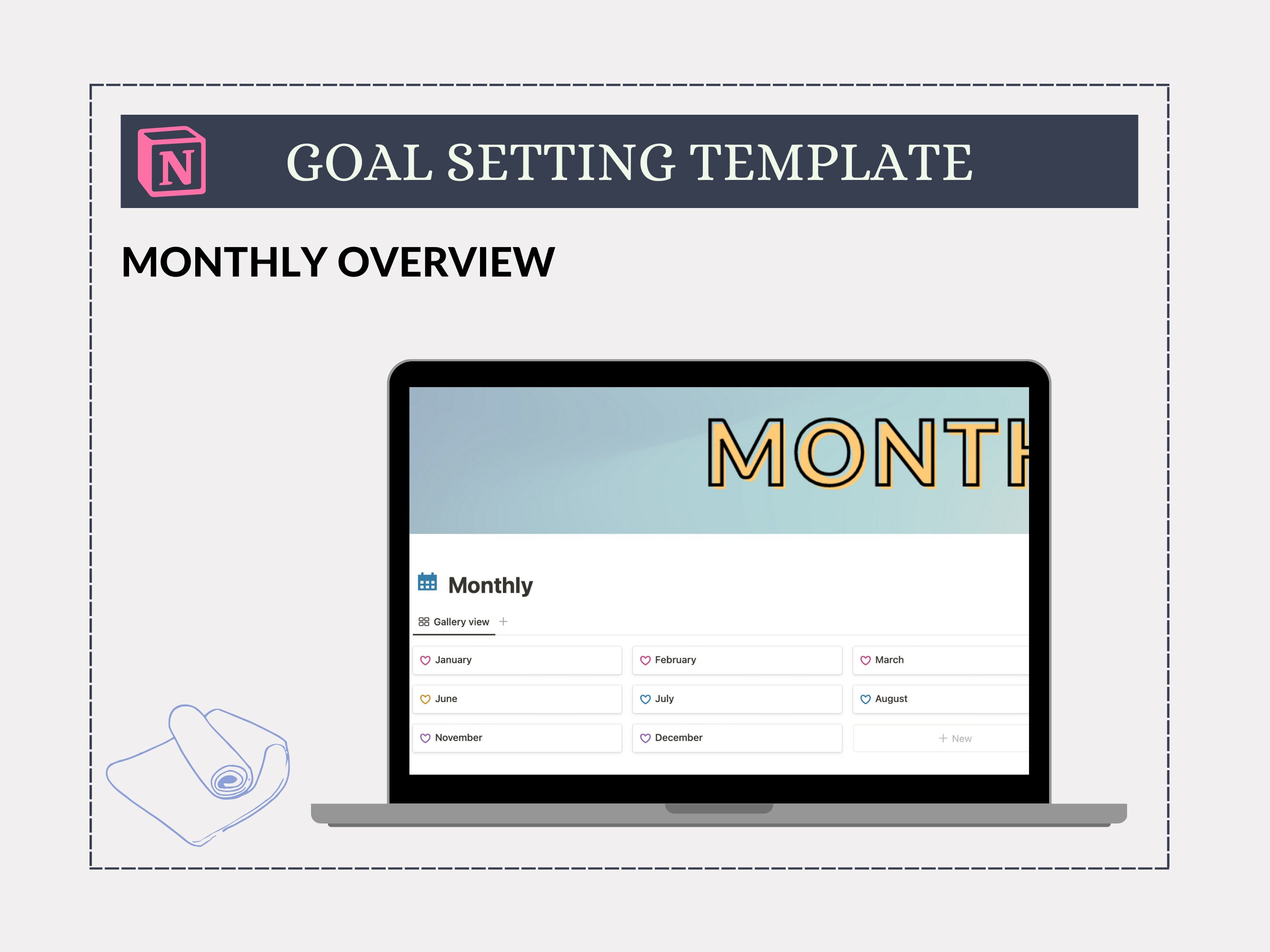 Notion Goal Setting Template, Notion Planner Template, Notion Life ...