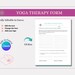 Yoga Consultation Form, Editable Canva Yoga Form, Yoga Teachers and ...