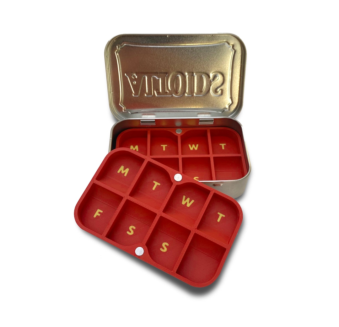 Altoids Tin Pill Storage Insert - Ingenious Design for Organized ...