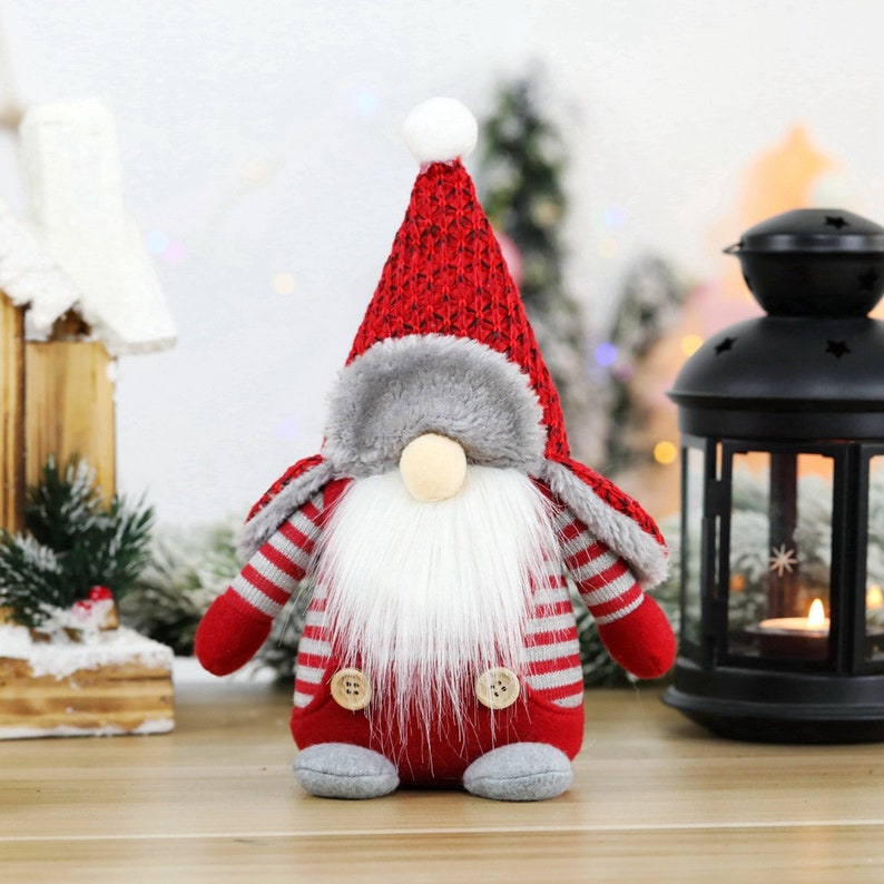 Pair of Gnomes Winter Gnomes , Holiday Decor , Scandinavian Nordic ...
