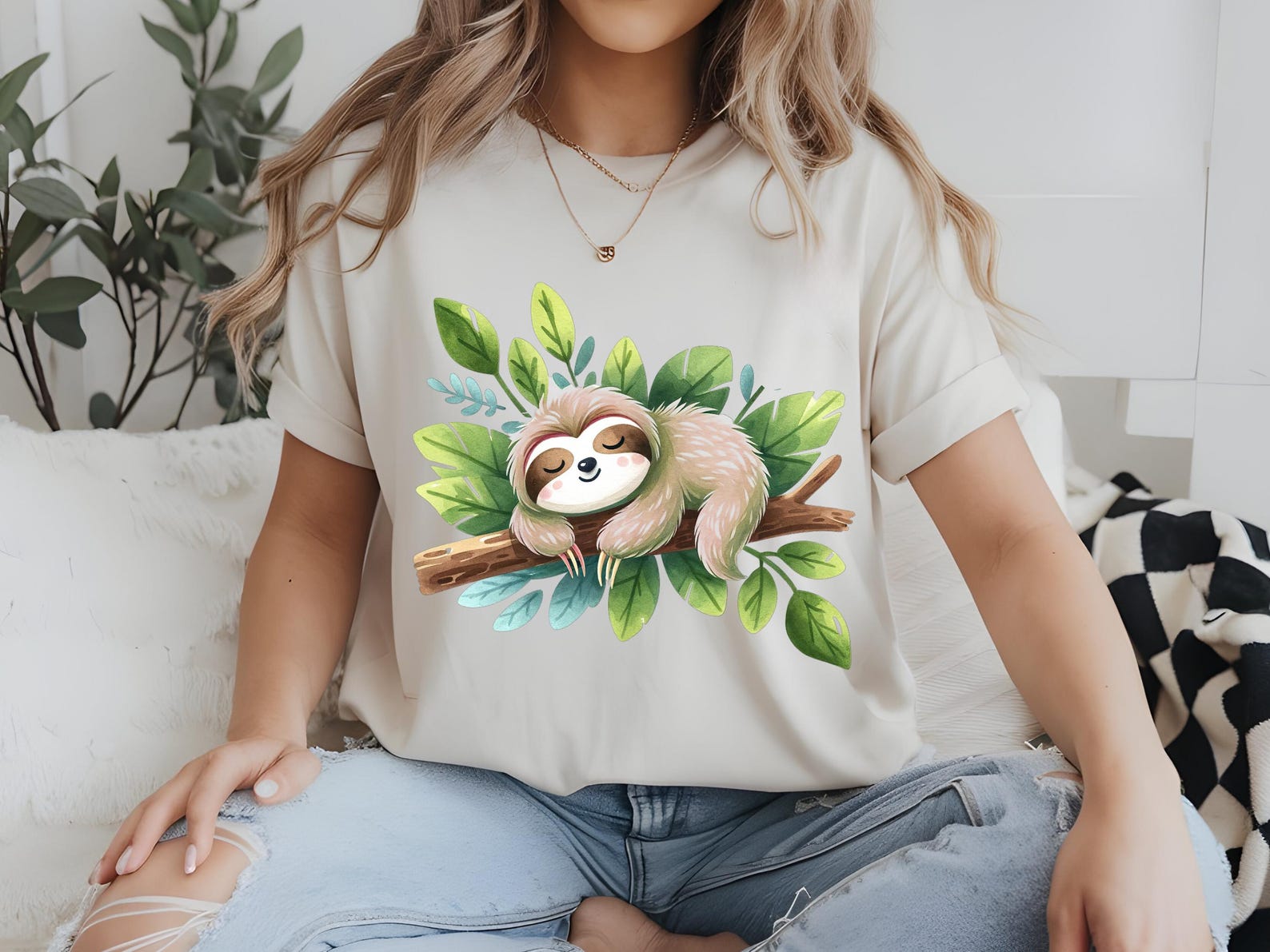 Sloth Clipart - Awesome Sloth PNG Image, Instant Digital Download ...