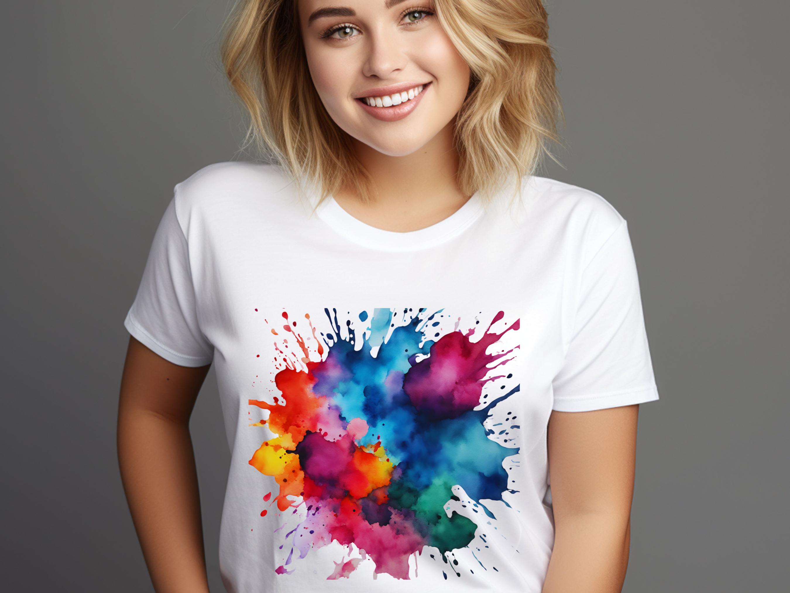 30 Watercolor Splatter Clipart PNG, Paint Splatter Clipart, Abstract ...