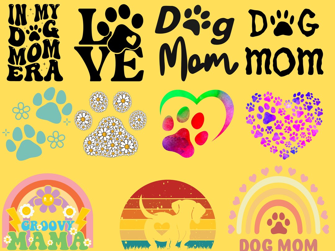 Dog Mama - Instant Digital Download - Includes Svg and Png Files. - Etsy