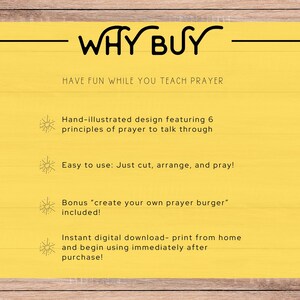 Prayer Burger Activity + Bonus | Fun & Interactive Christian Kids ...