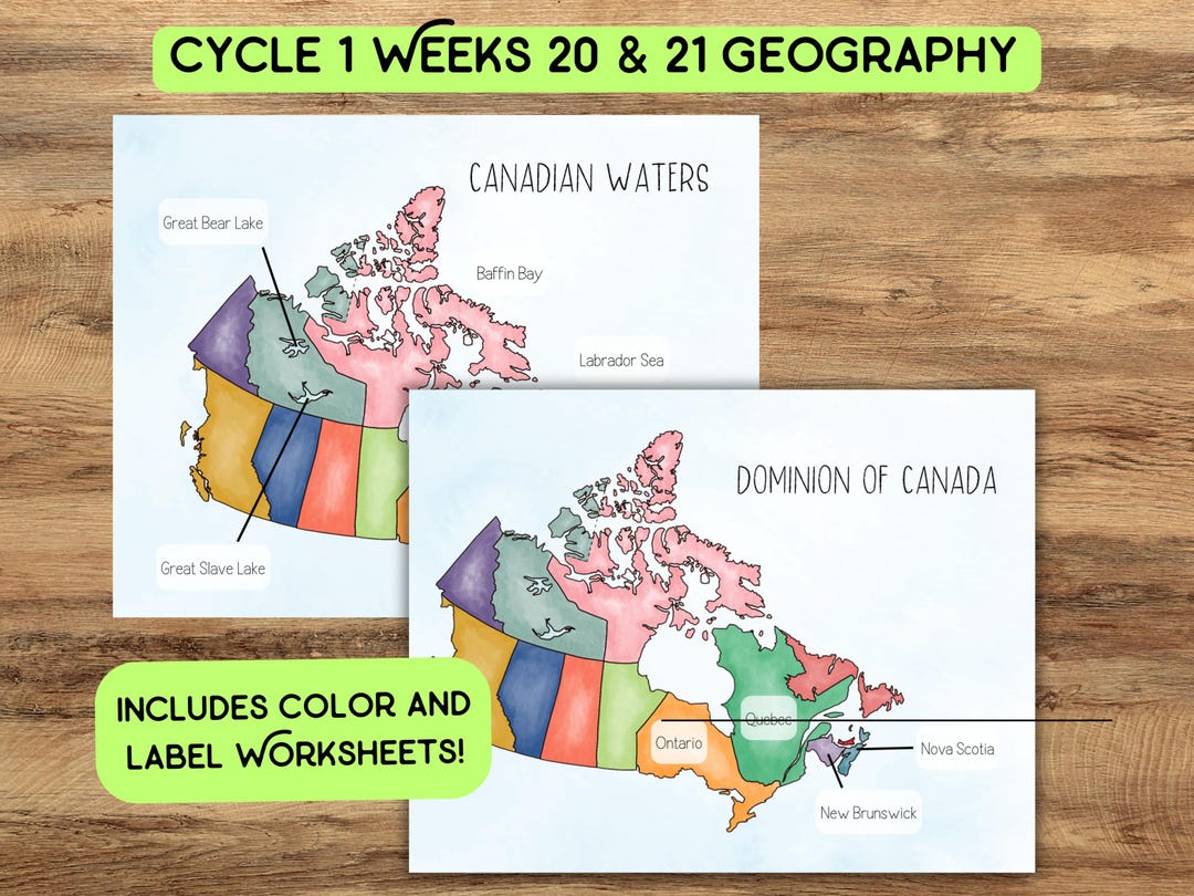 Classical Conversations Cycle 1 Weeks 20 and 21 Geography Bundle ...