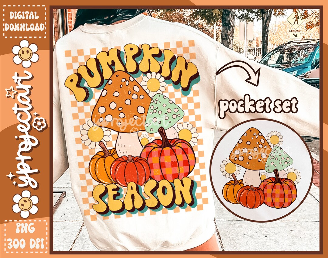 Checkered Fall Design PNG, Retro Autumn Shirt Sublimation, Thanksgiving ...