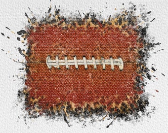 Distressed Football Ball Png - Etsy