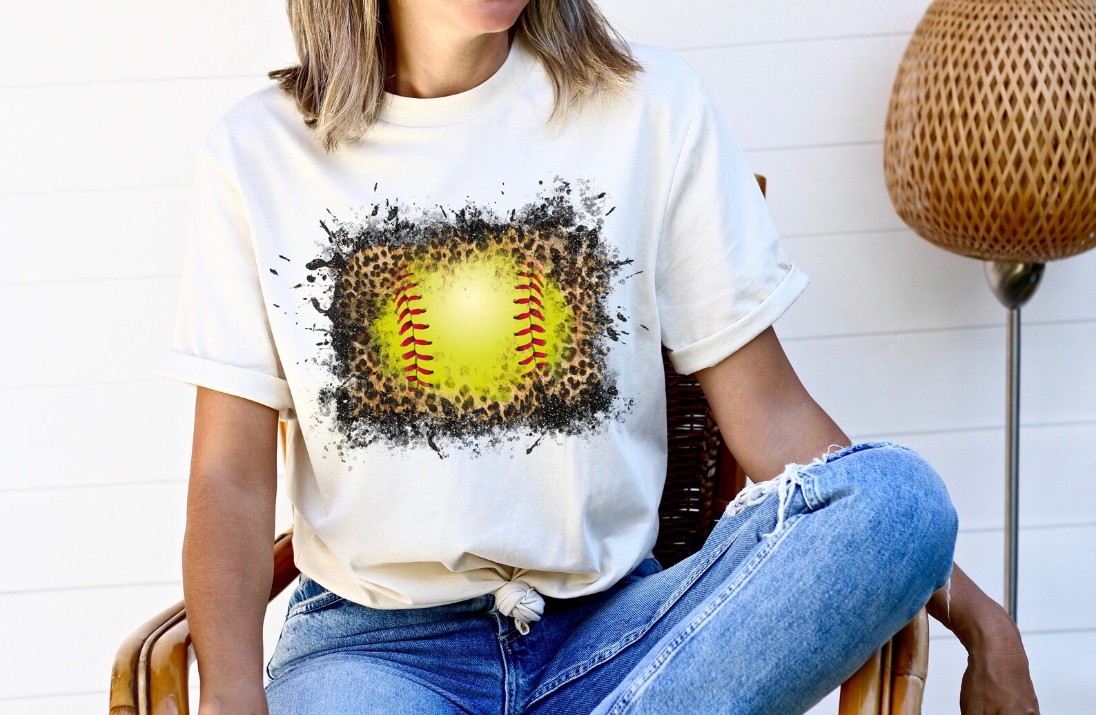 Leopard Softball Background Png Distressed Softaball Cheetah - Etsy