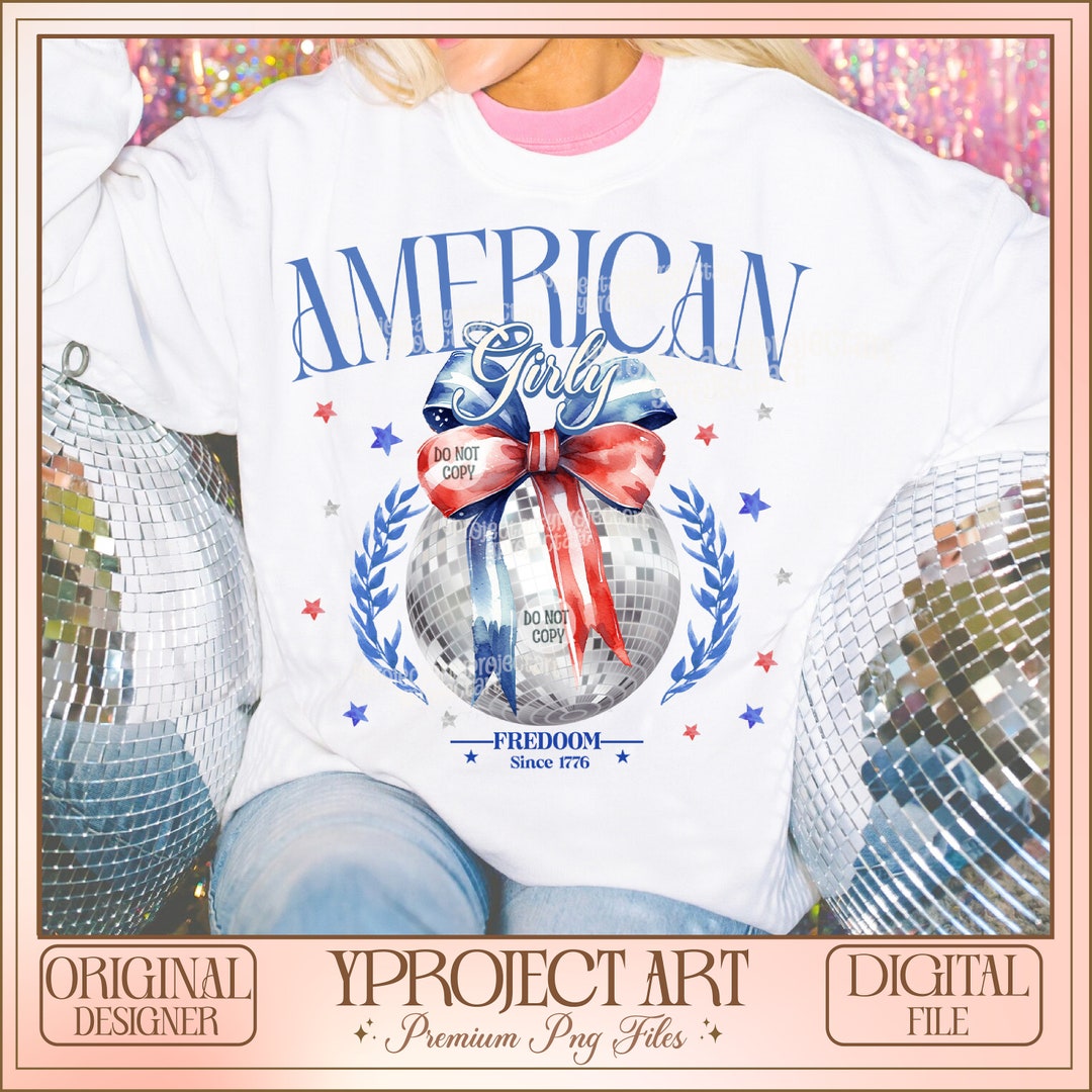 American Girly PNG, Coquette 4th of July Png, Trendy 4th of July Png ...