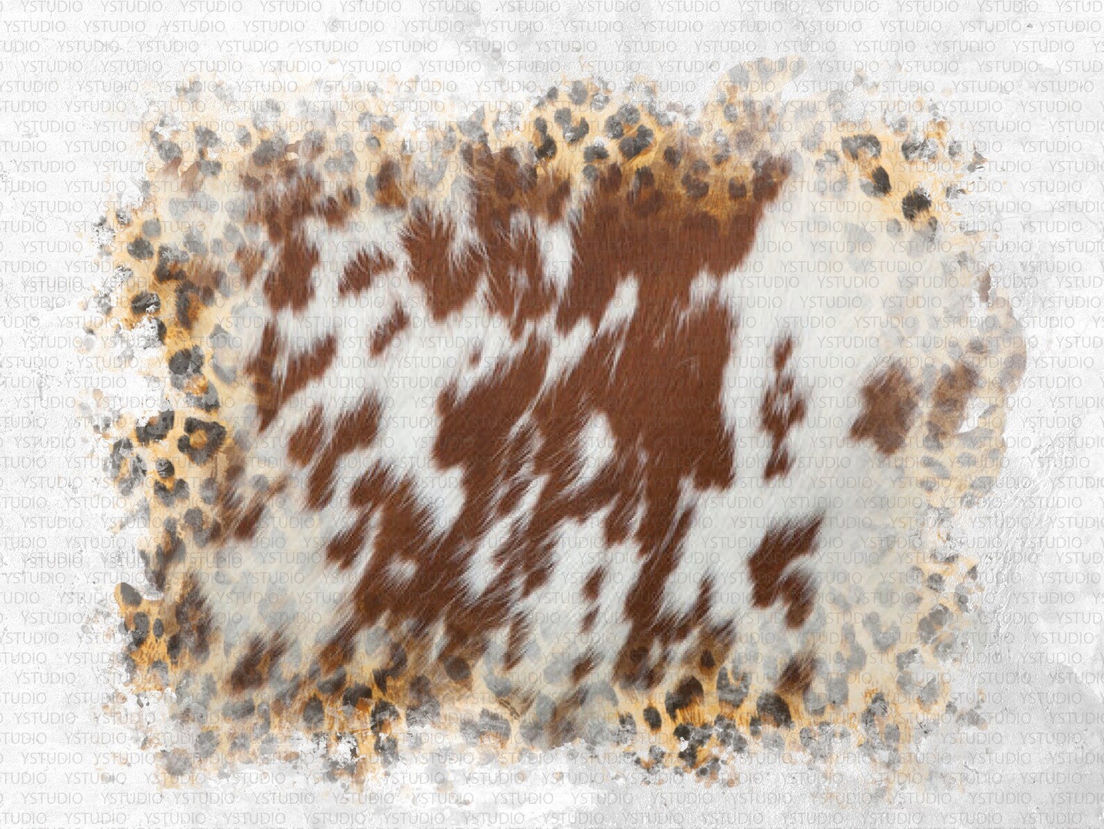Cowhide Pattern Distressed Background Png Cowhide Png Bundle - Etsy