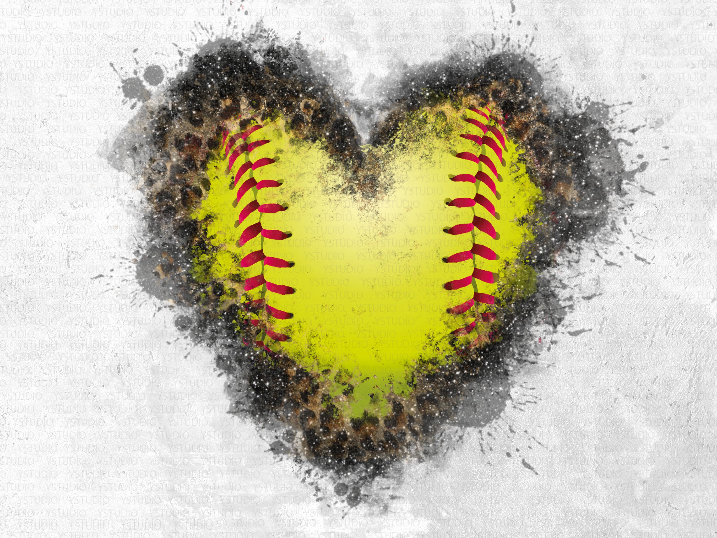 Leopard Softball Background Png Distressed Softaball Cheetah - Etsy