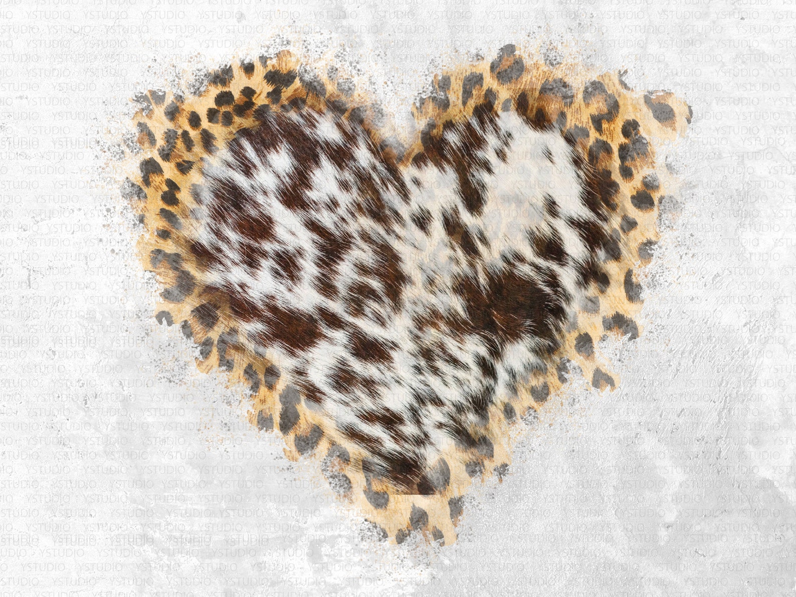 Cowhide Pattern Distressed Background Png Cowhide Png Bundle - Etsy